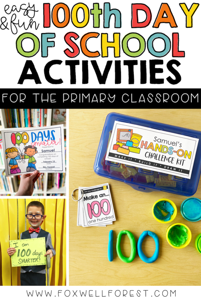 100th Day Of School Activities For Primary Grades Foxwell Forest 100th Day Of School Activities For Primary Grades Foxwell Forest