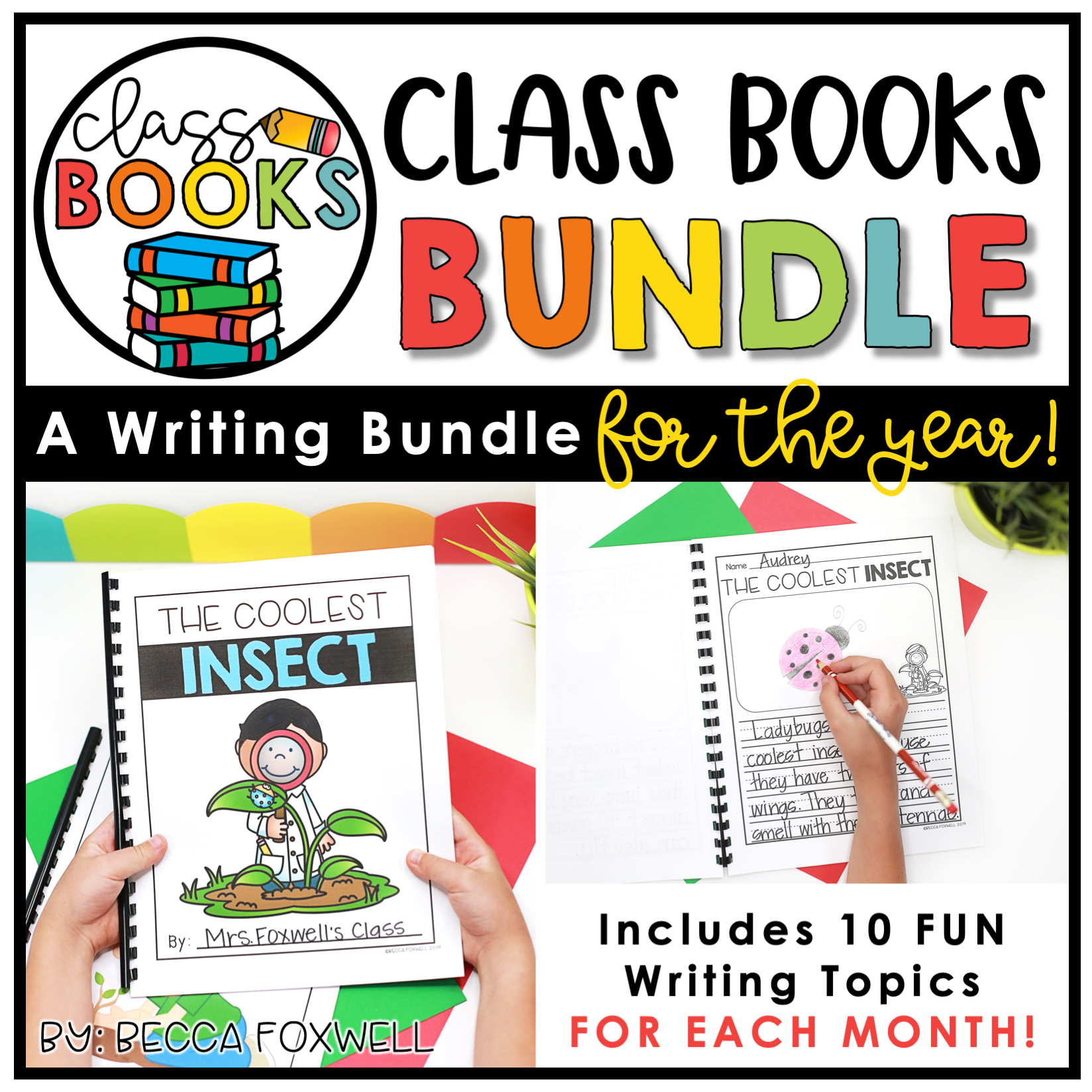 Engage Students At Writing Center With Class Books - Foxwell Forest