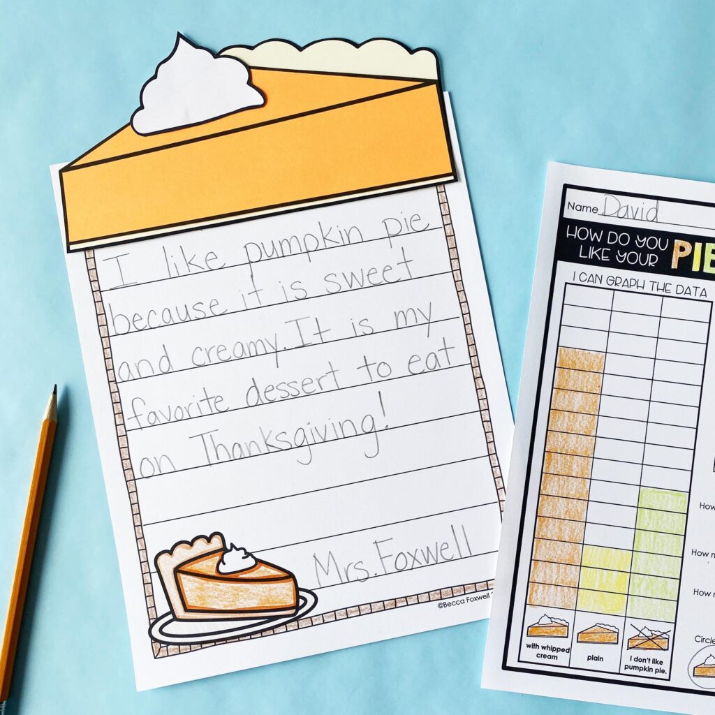 pumpkin-pie-graphing-fall-activity-for-first-graders - Foxwell Forest