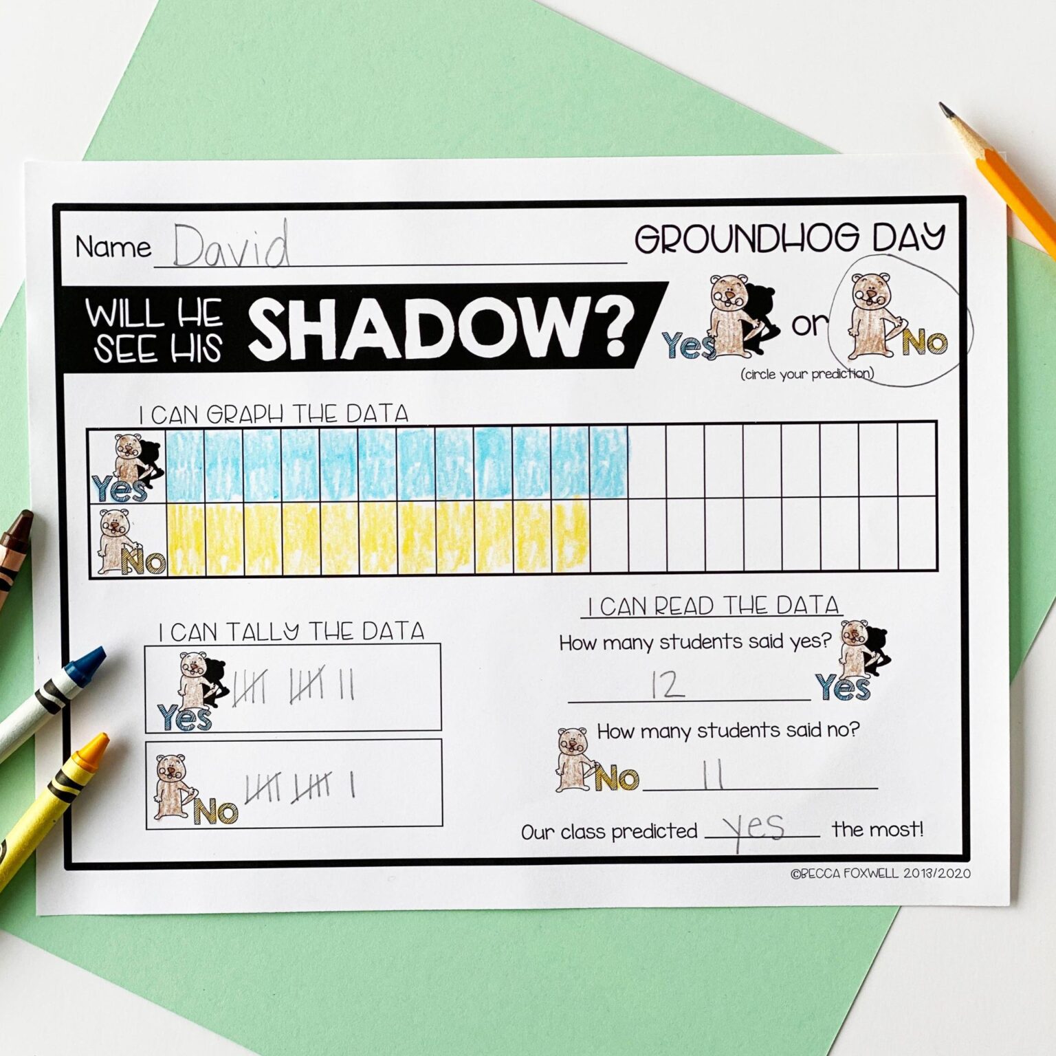 The Easiest Groundhog Activity and Craft - Foxwell Forest