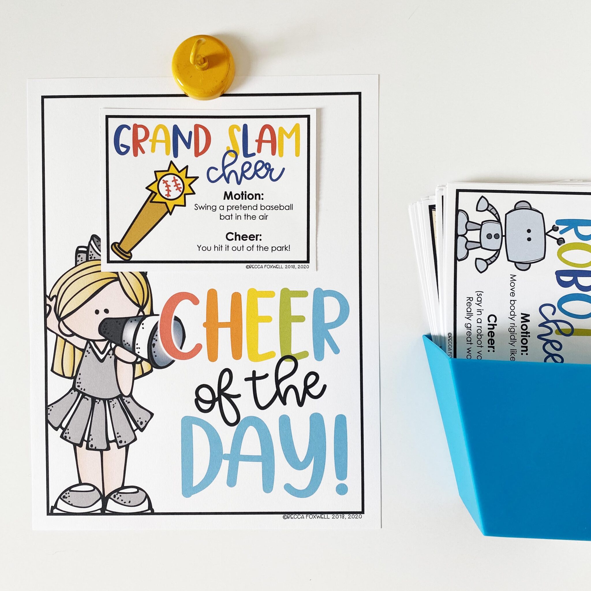 Classroom Cheers for Classroom Community- Foxwell Forest