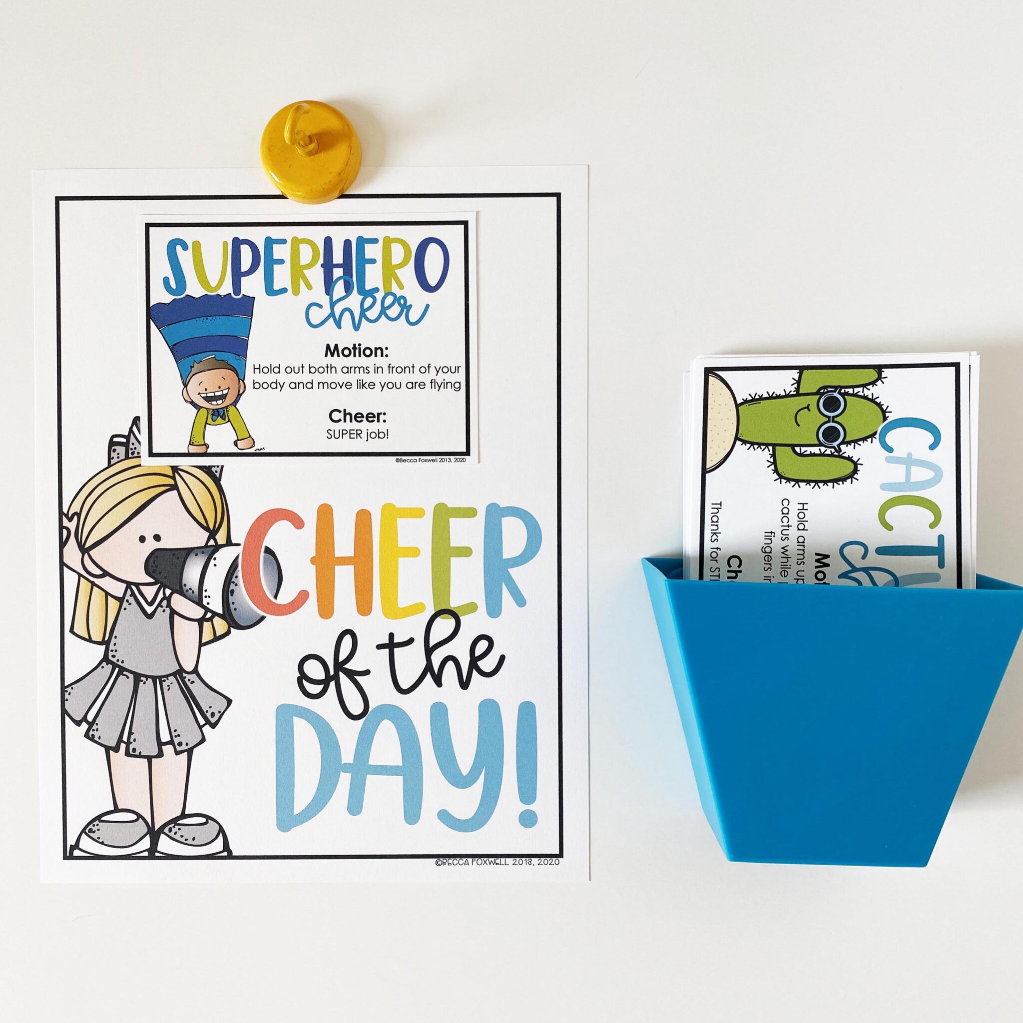 Classroom Cheers for Classroom Community- Foxwell Forest