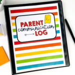 Parent Call Log Template for Teachers: Foxwell Forest
