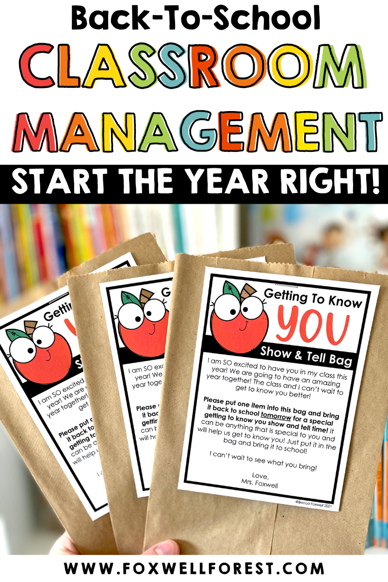 Quick and Easy Back-to-School Classroom Management Tips - Foxwell Forest